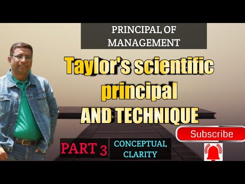 Taylor's Scientific Principles and Techniques of Management | Class 12 ...