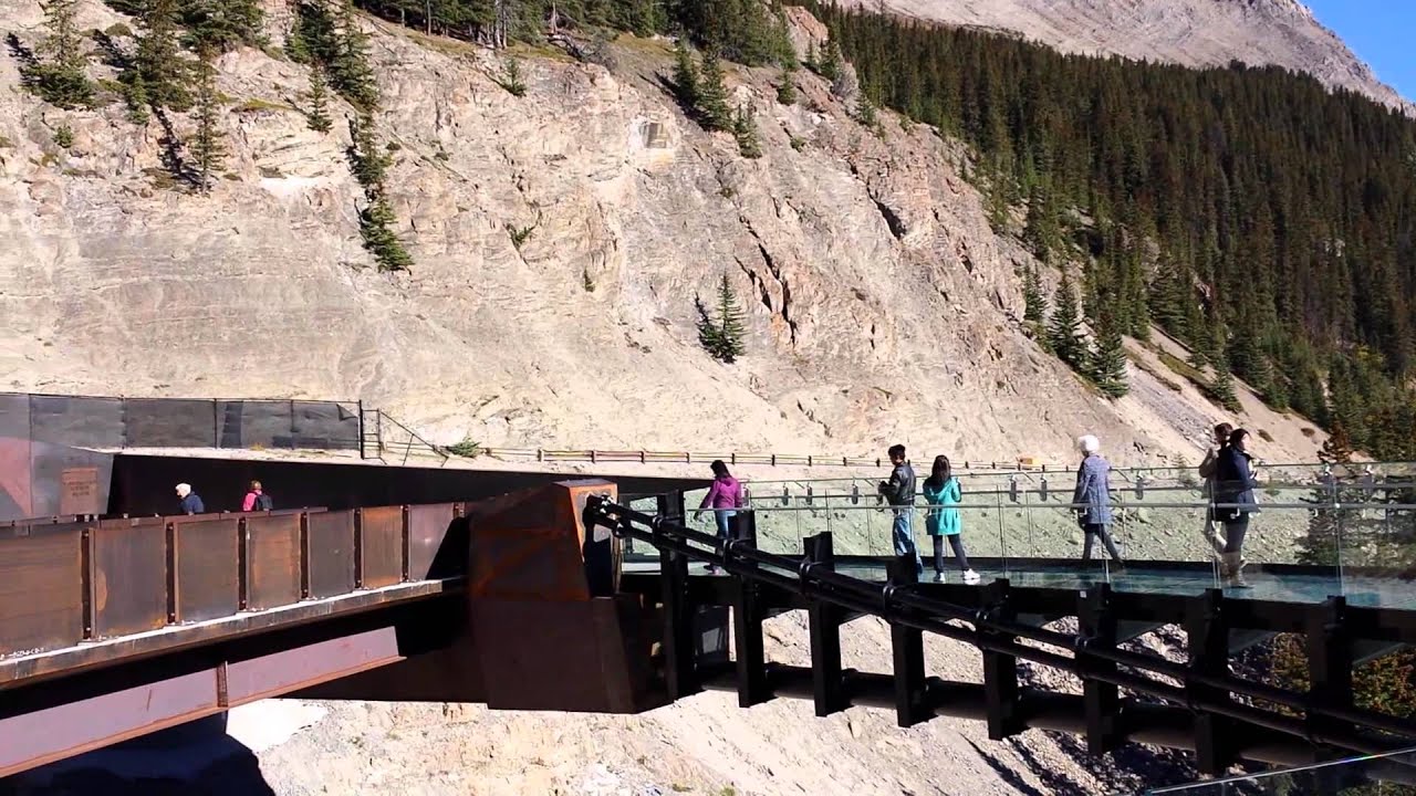On The Road: Glacier Skywalk, Jasper National Park, Alberta. - YouTube