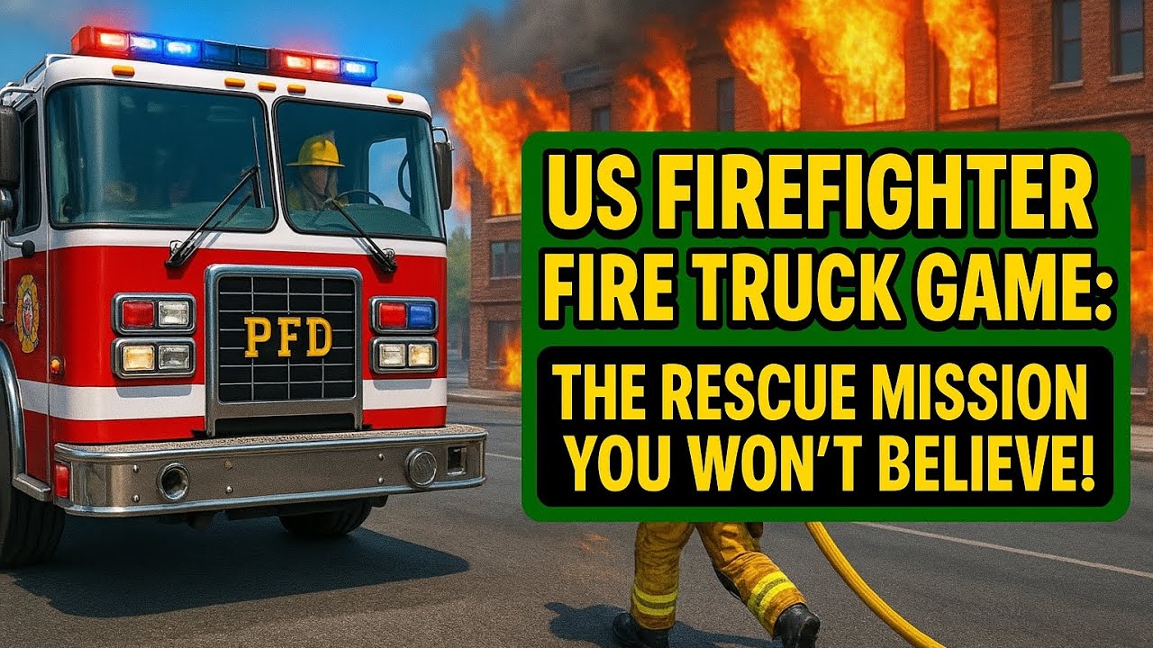 US Firefighter Fire Truck Game: Epic Rescue Missions You Can’t Miss ...