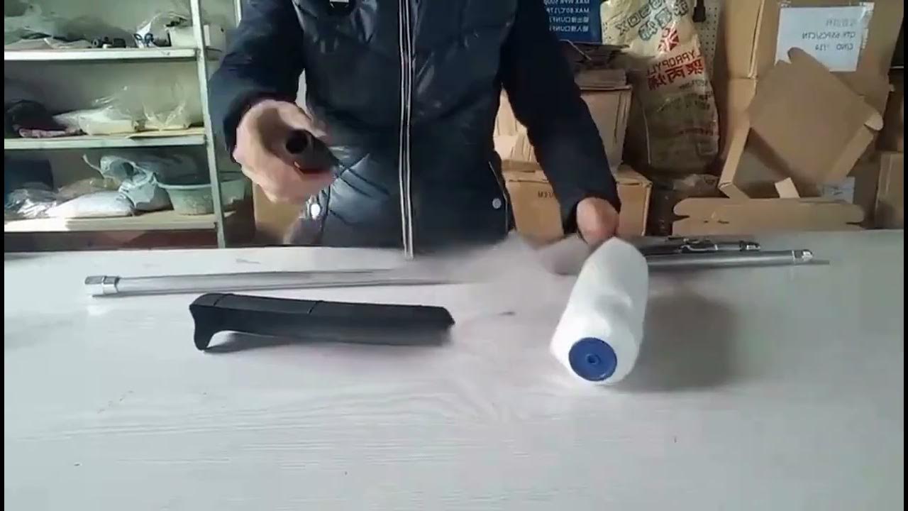 Комплект Авто-ролика для механизированной покраски валиком - YouTube