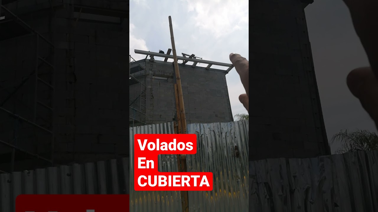 Volados en Cubiertas o Techos como hacerlos - YouTube