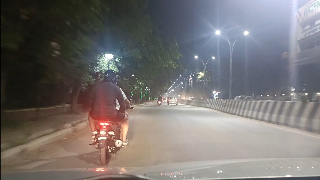 Agara Lake to HSR layout night ride Bangalore - YouTube