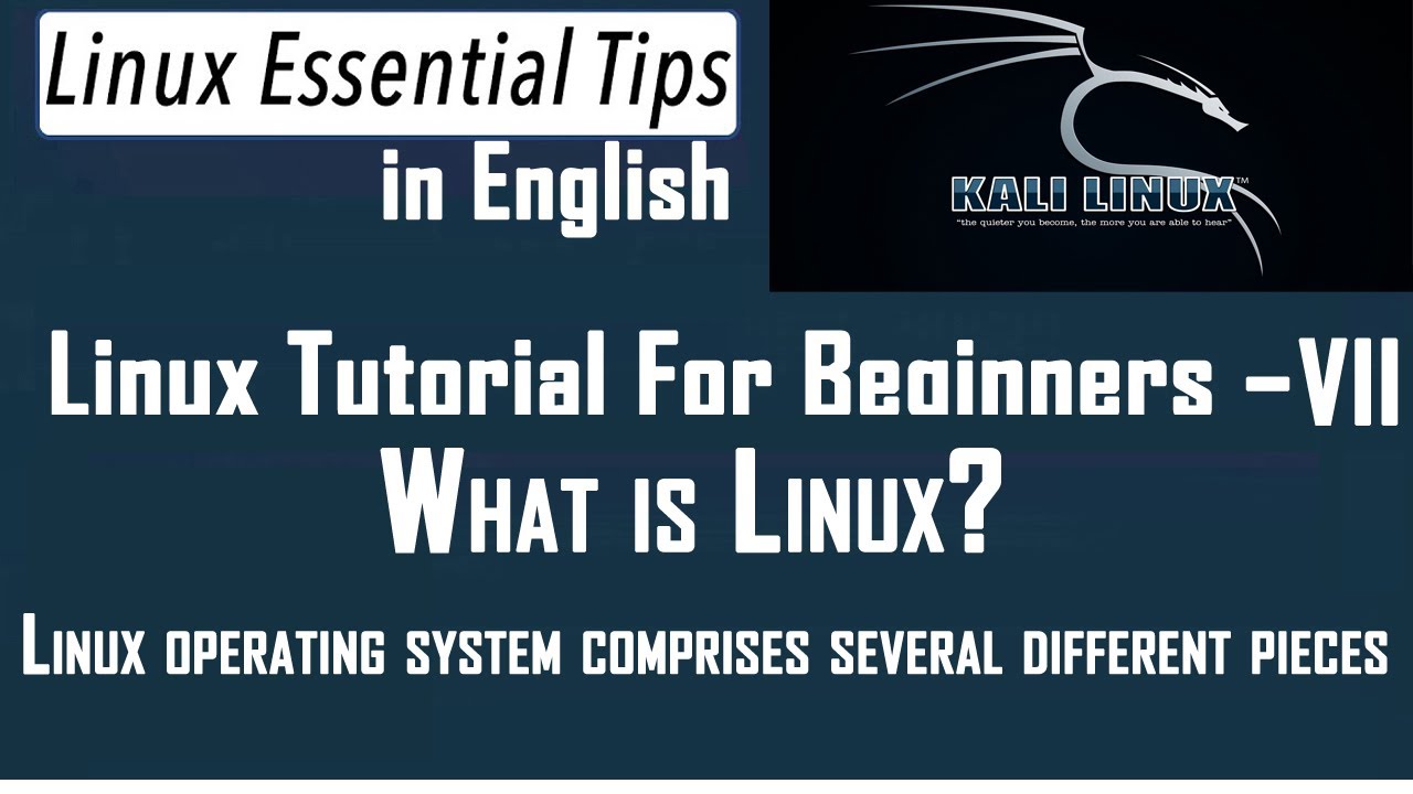 What is Linux and its several different pieces Linux for Beginners ...