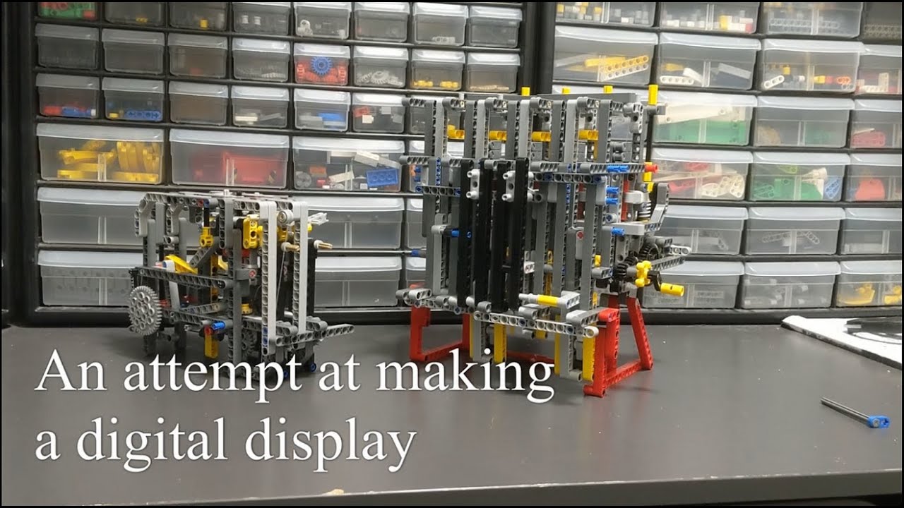 Lego Mechanical Digital Counter - YouTube