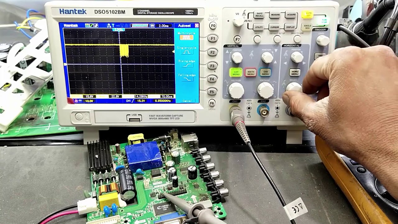 336 How to Set DSO to Monitor Signal / Digital Storage Oscilloscope ...