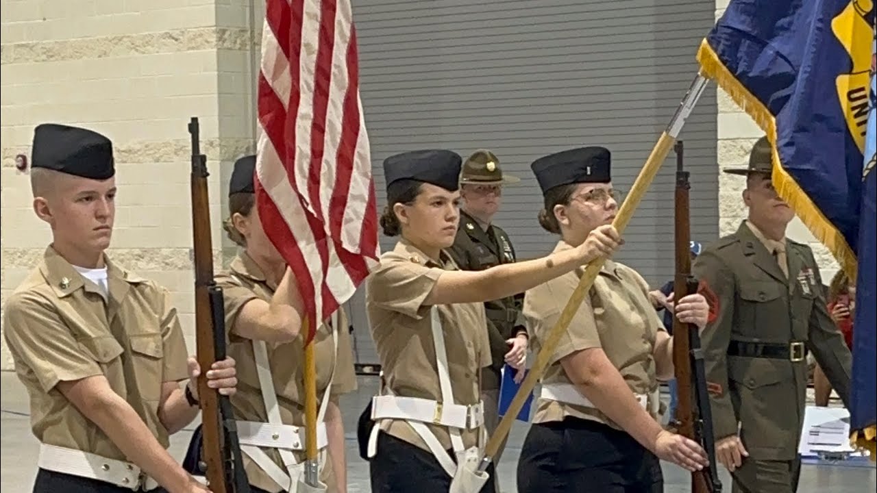 DHS NJROTC Color guard Nationals 2023 - YouTube