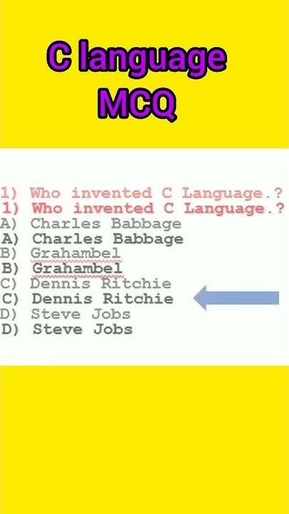 c mcq question #my first Shorts #Shorts - YouTube