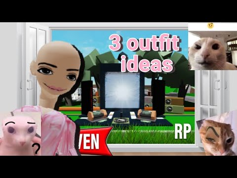 3 outfit ideas in brookhaven - YouTube