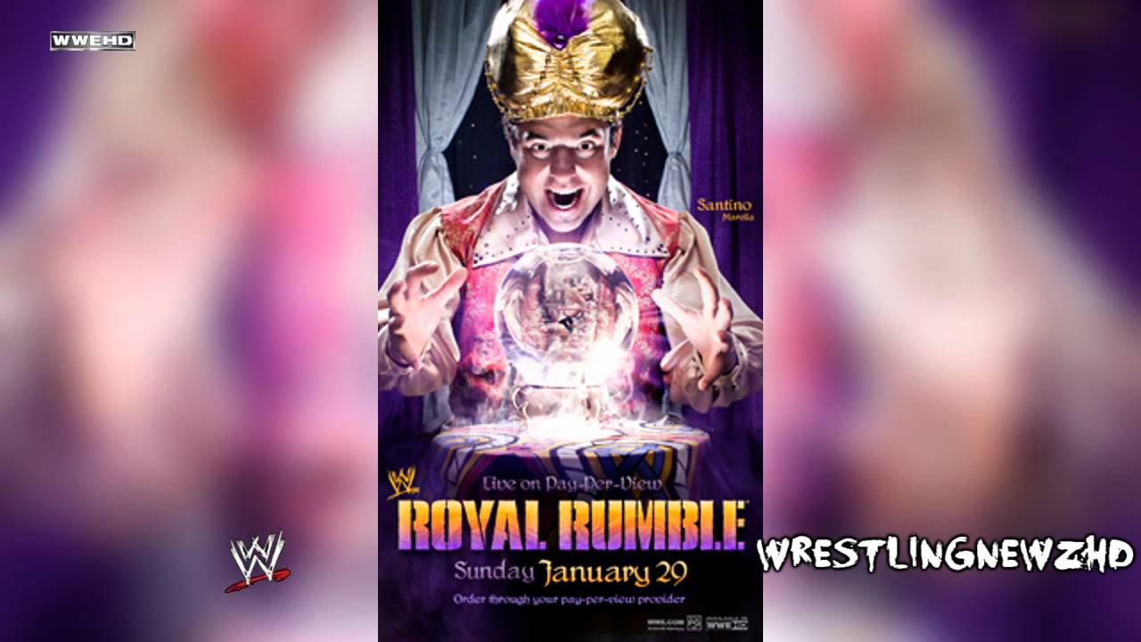 WWE Royal Rumble 2012 Poster (Featuring Santino) || WrestlingNewzHD ...