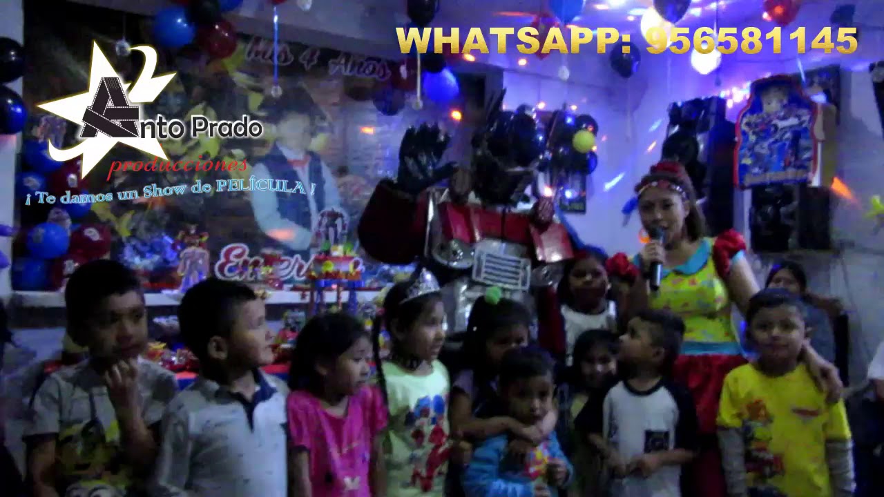 SHOW INFANTIL TRANSFORMERS - LIMA PERÚ - YouTube