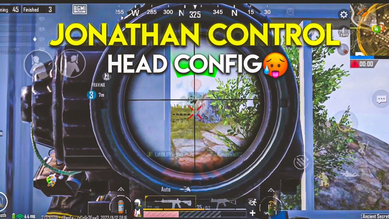 Jonathan Control has Headshot Config 🥵 @JONATHANGAMINGYT - YouTube