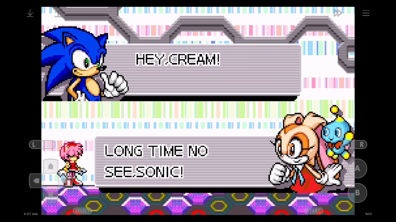 Sonic Advance 3 Unlocking Cream The Rabbit - YouTube