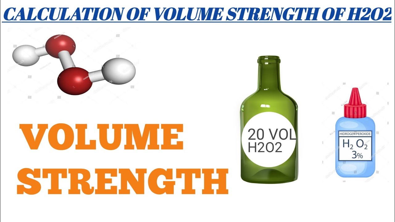 CALCULATION OF VOLUME STRENGTH OF H202 || ESPECIALLY FOR:- NEET/IIT JEE ...