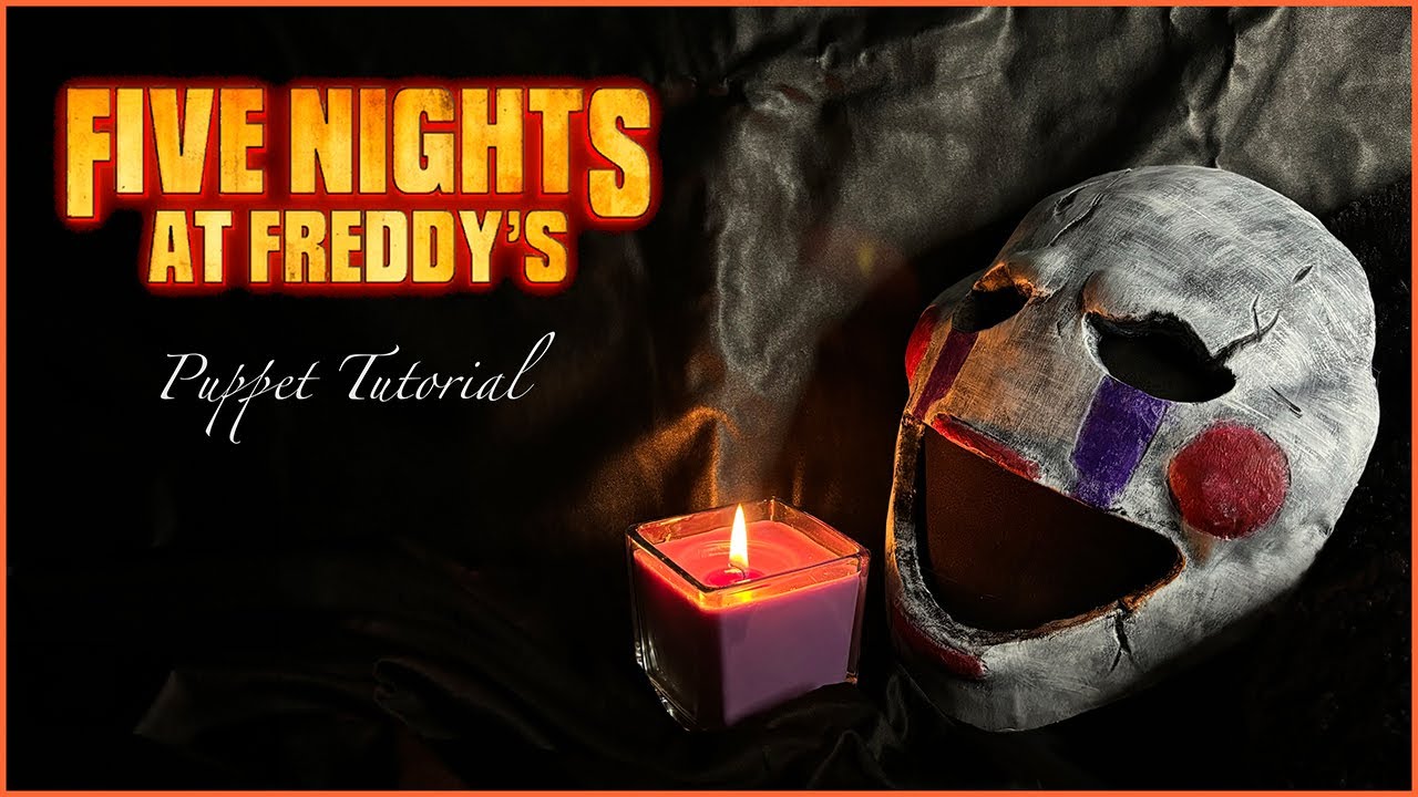 Tutorial Cómo hacer la máscara de Puppet ⚡Five Nights at freddy's⚡ ...