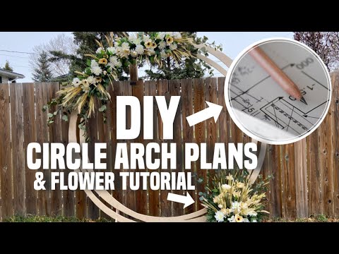 How To Build A Circular Wedding Arch