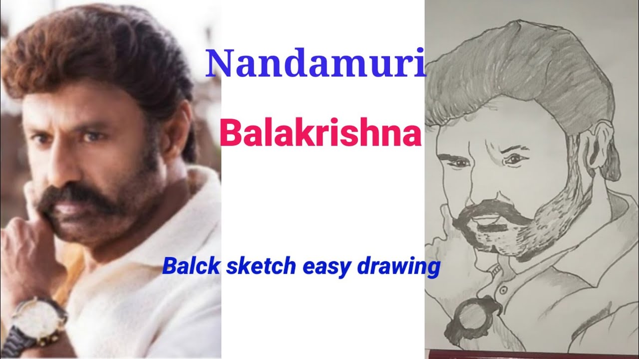 How to draw nbk drawing Veeranarasimha reddy #nbk #jaibalayya #drawing ...