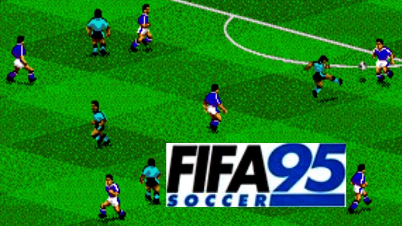 FIFA Soccer 95 - Genesis - Argentina vs France - (Released: 1994 ...