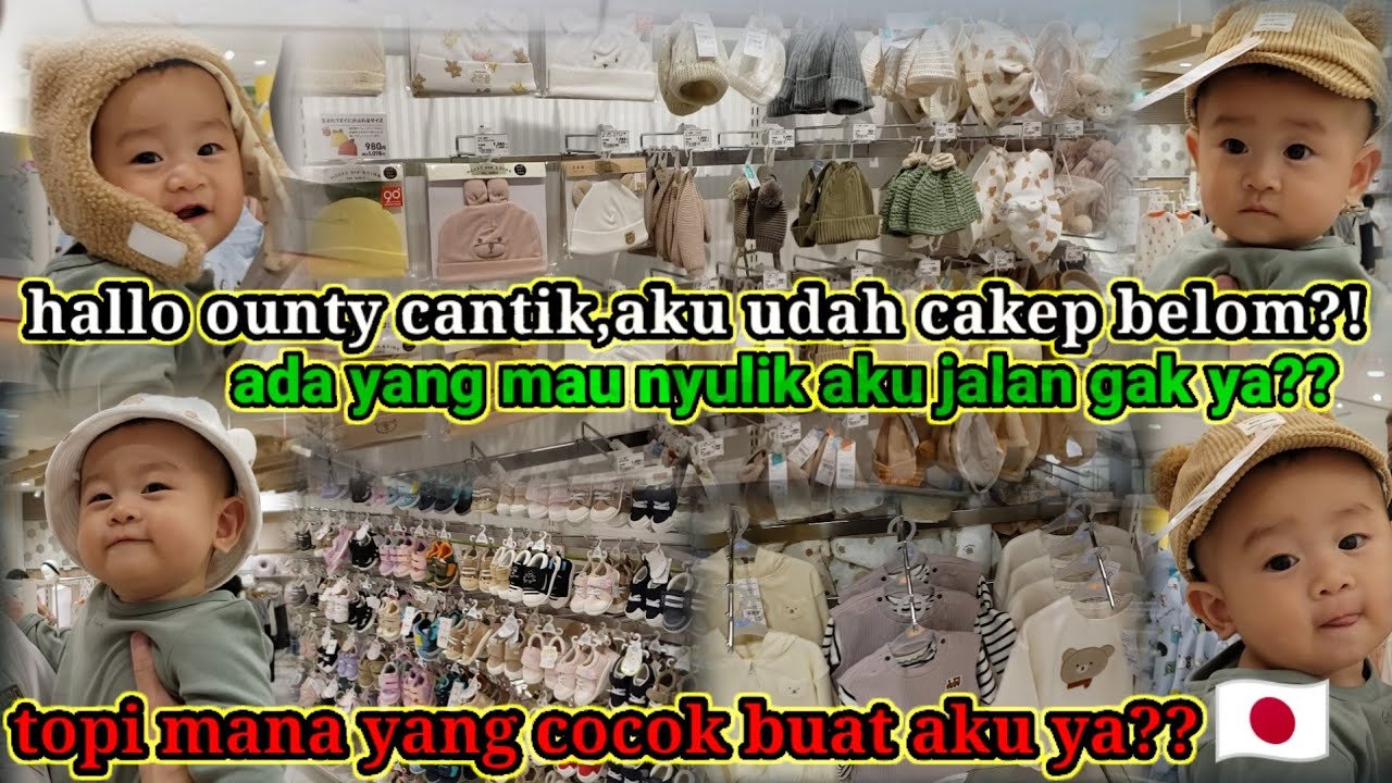 WEEKEND JALAN-JALAN BERSAMA BABY RIKKUN || shooping time - YouTube