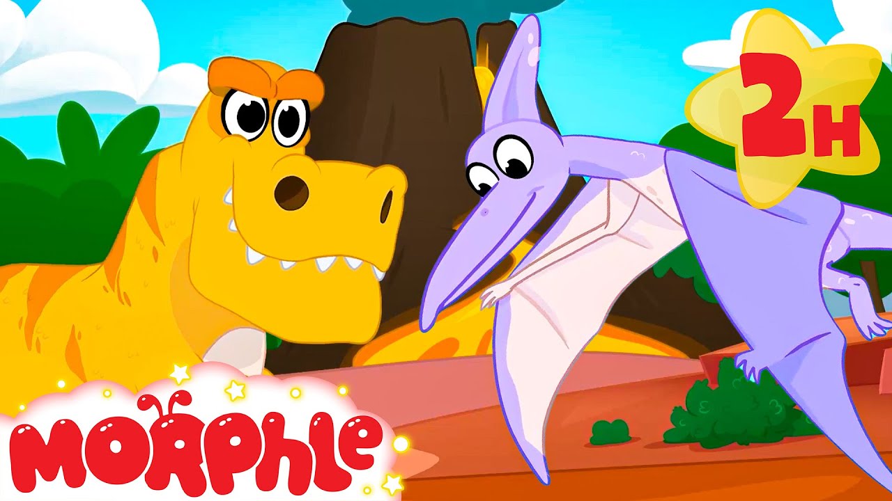Dinosaurs & the Magic Time Machine | Fun Animal Cartoons | @MorphleTV ...