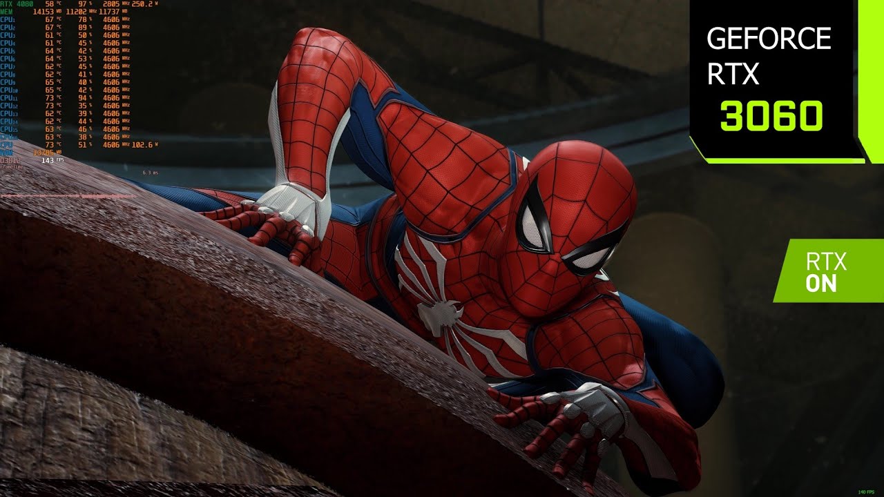 Marvel’s Spider-Man Remastered PC | RTX 3060 4K Dynamic DLSS 3 | Ray ...