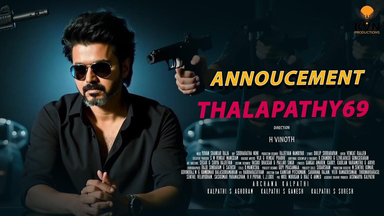 Thalapathy69 Announcement | Vijay | H Vinoth | Anirudh | The Goat - YouTube