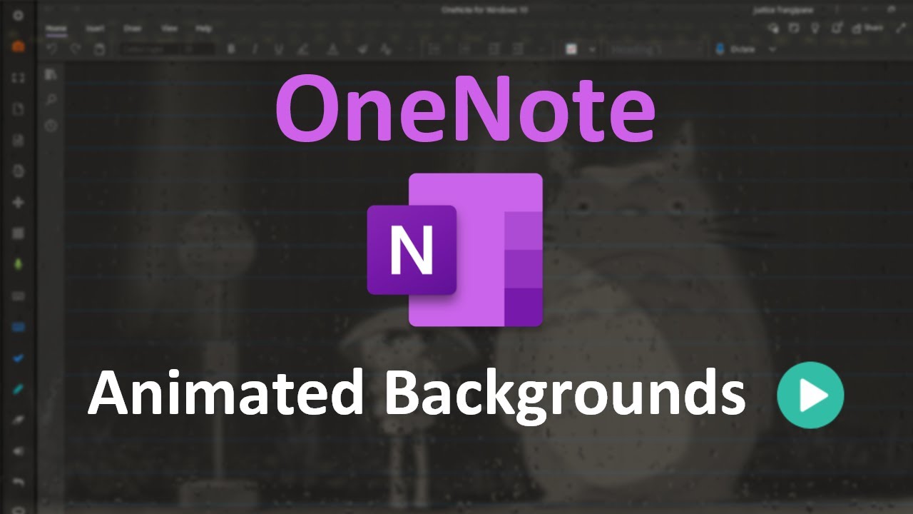 How to Make an Animated OneNote Background - YouTube