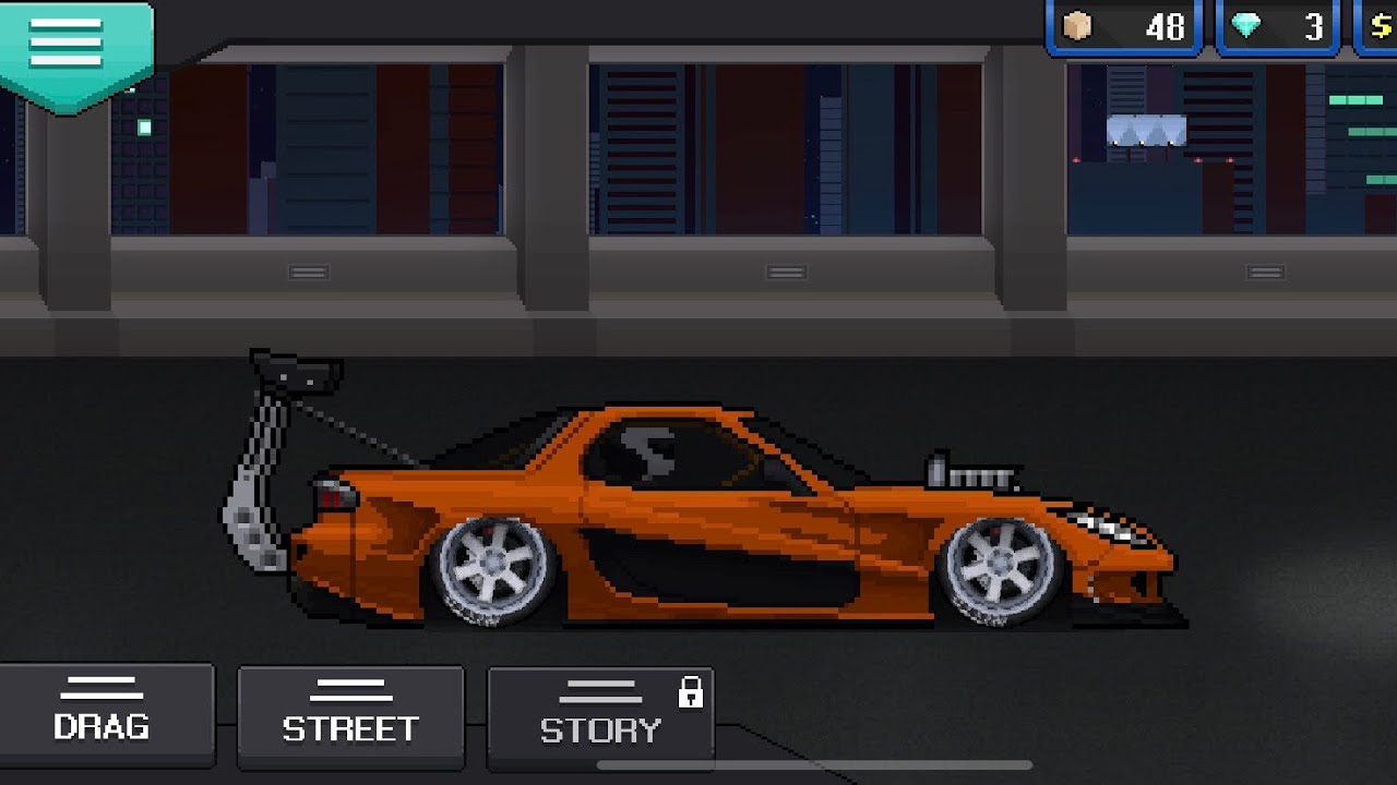 Pixel Car Racer $16,750,000 mazda rx7 build Han’s rx7 veilside - YouTube