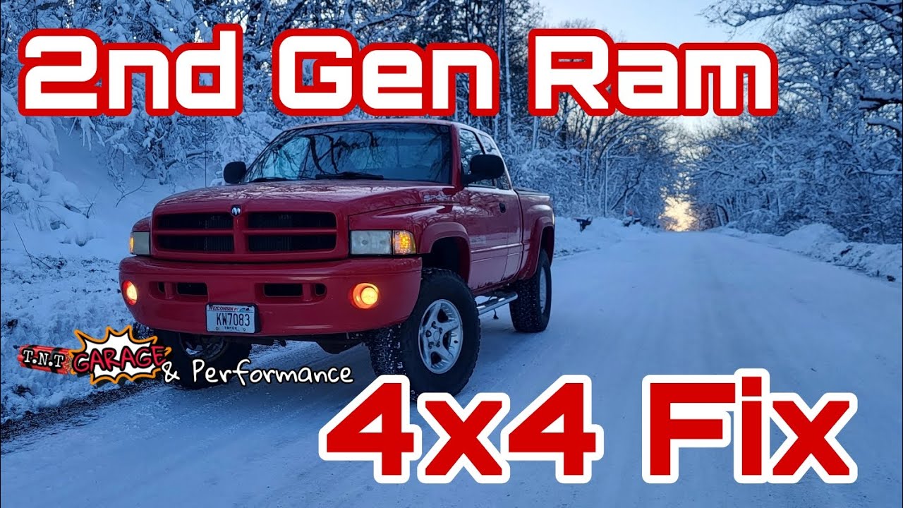 No 4 wheel drive in your 2nd Gen Ram? Here's a solution! - YouTube