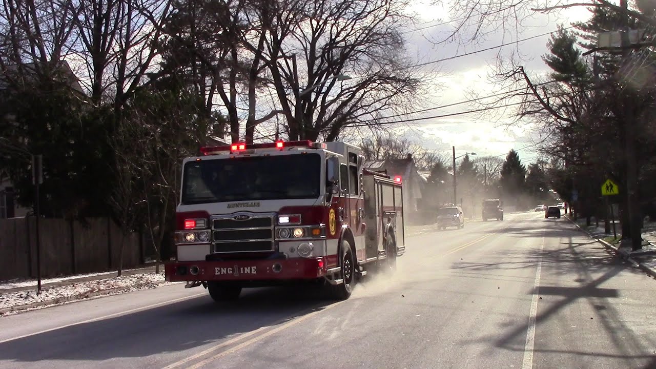 Montclair Fire Department Engine 1 And Engine 3 Responding 1-18-16 ...