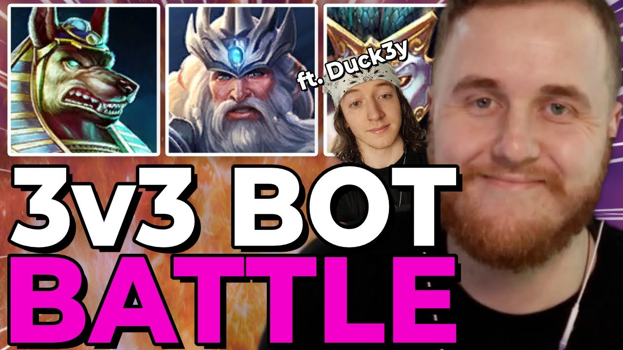 3v3 SMITE GOD BOT BATTLE! Who drafted the better teams?! (ft ...