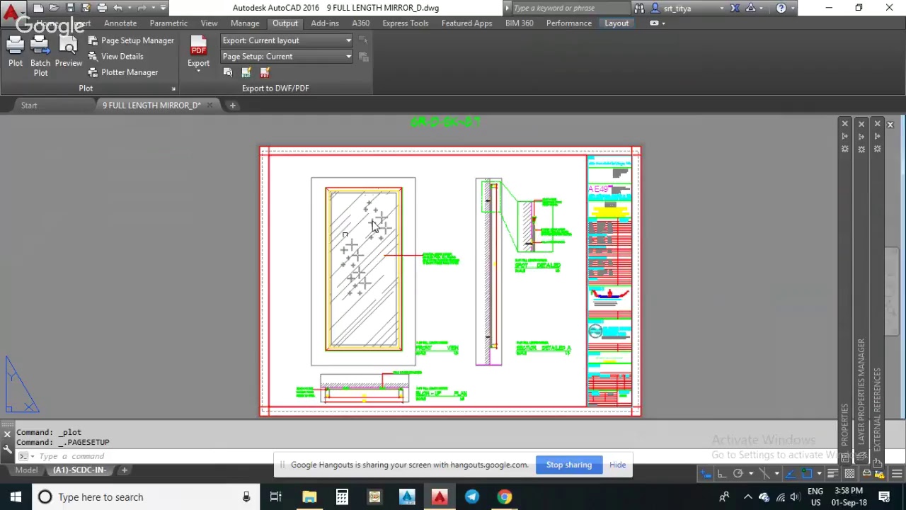 How to Scale Drawing from A3 to A1 Paper Size - YouTube