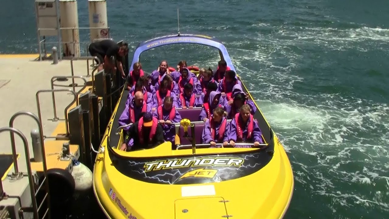 THUNDER JET BOATING SYDNEY 08/12/2018 - YouTube