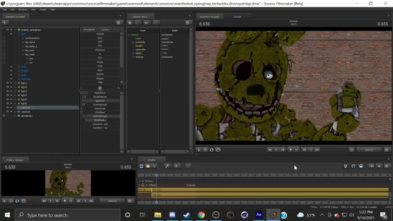 [fnaf/sfm] wait and bleed short ( unrendered ) - YouTube