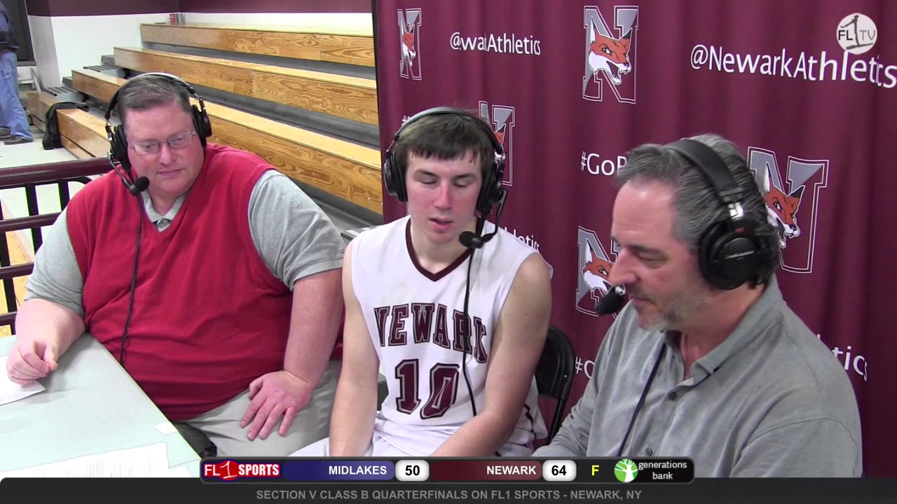 Newark senior Brian Sharp postgame interview 2/24/17 .::. FL1 Sports ...