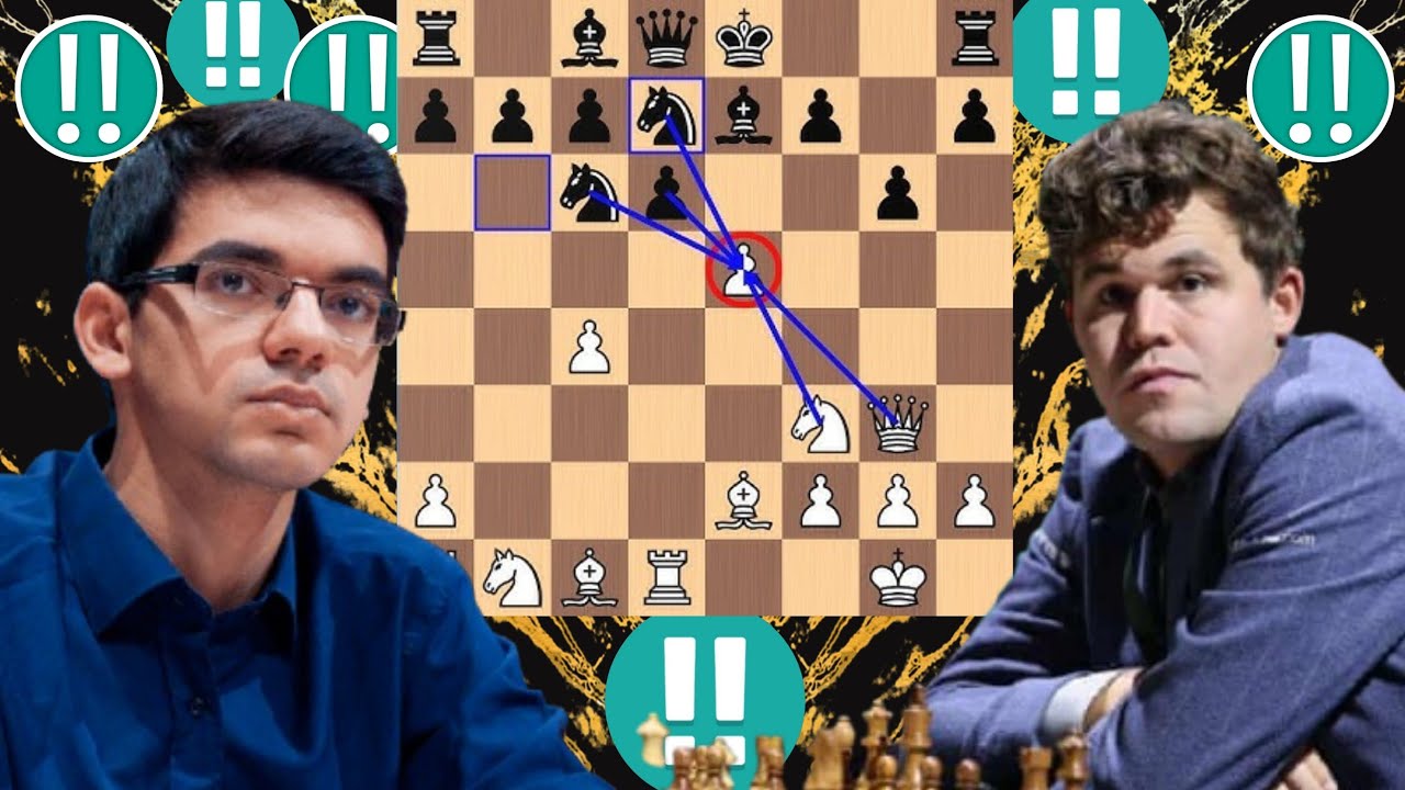 What a crazy Chess Match:50 By Magnus Carlsen vs Anish Giri - YouTube