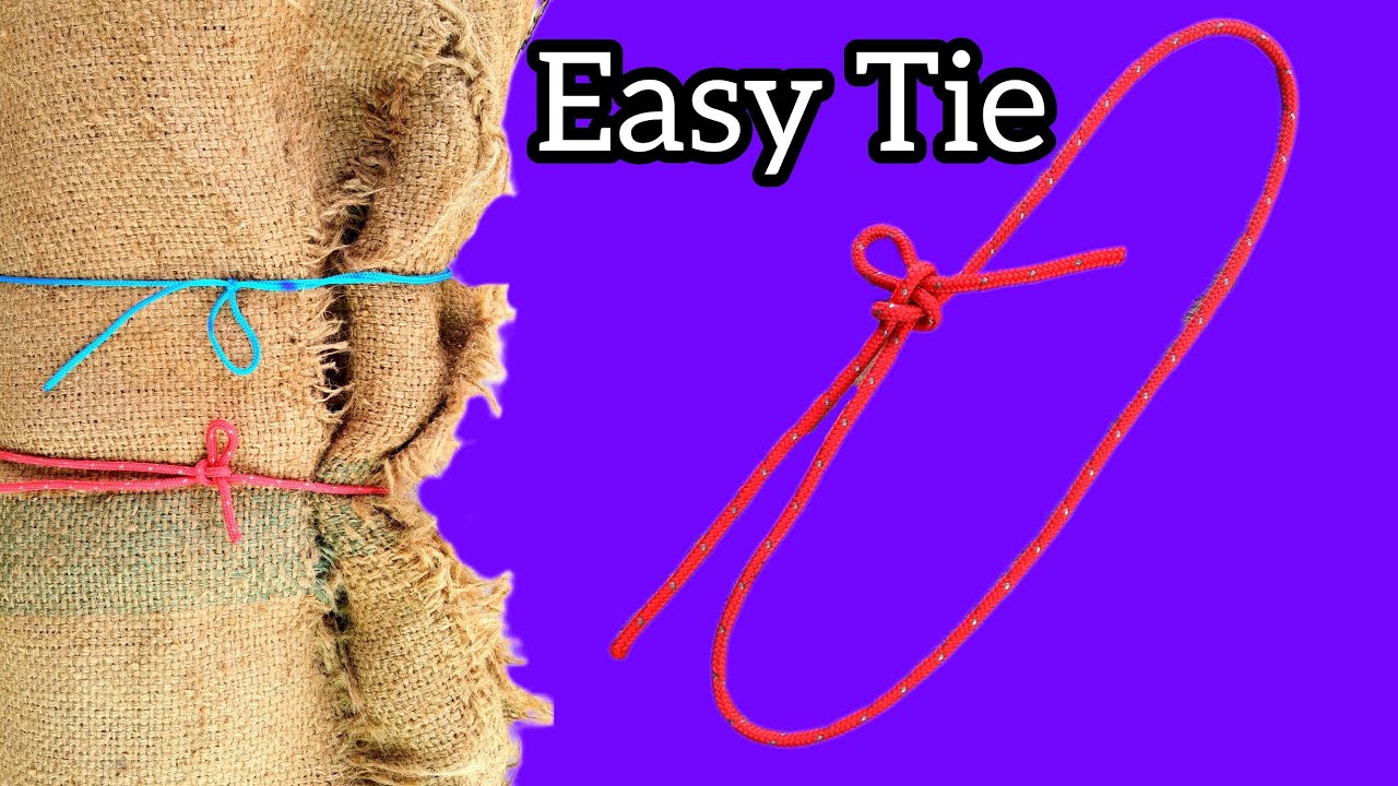 Great Knot | How to tie an Auto-Locked Knot. Idea for you of tying easy ...