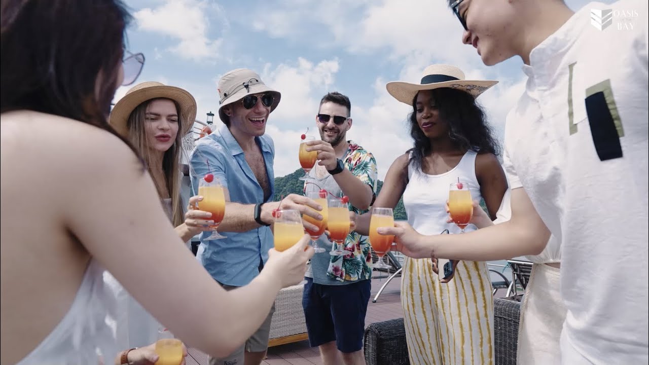 Oasis Bay Party Cruise Halong Bay - YouTube