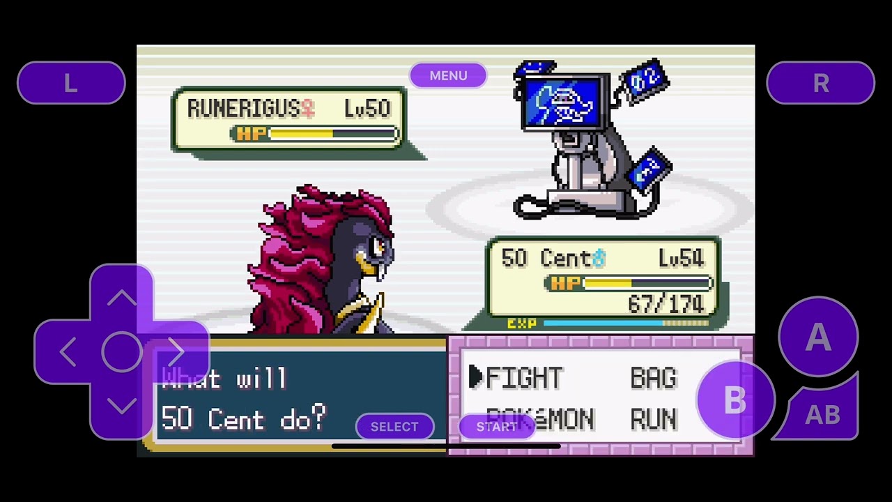 Lusamine Battle in Weird Type Fun - YouTube