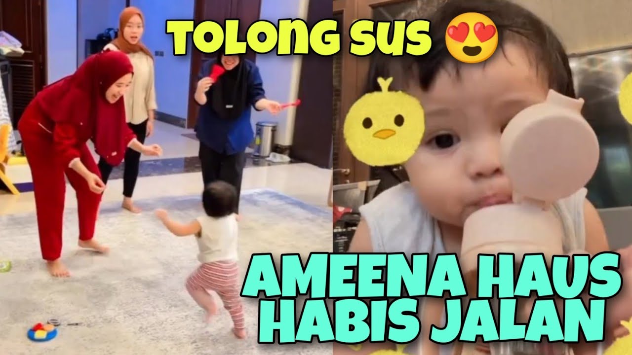 LIVE AMEENA HAUS MINTA MIMIK ES PAPA MARAH - YouTube