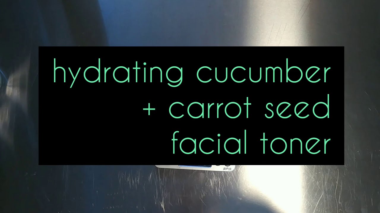 Skincare Formulation of Hydrating Cucumber Facial Toner - YouTube