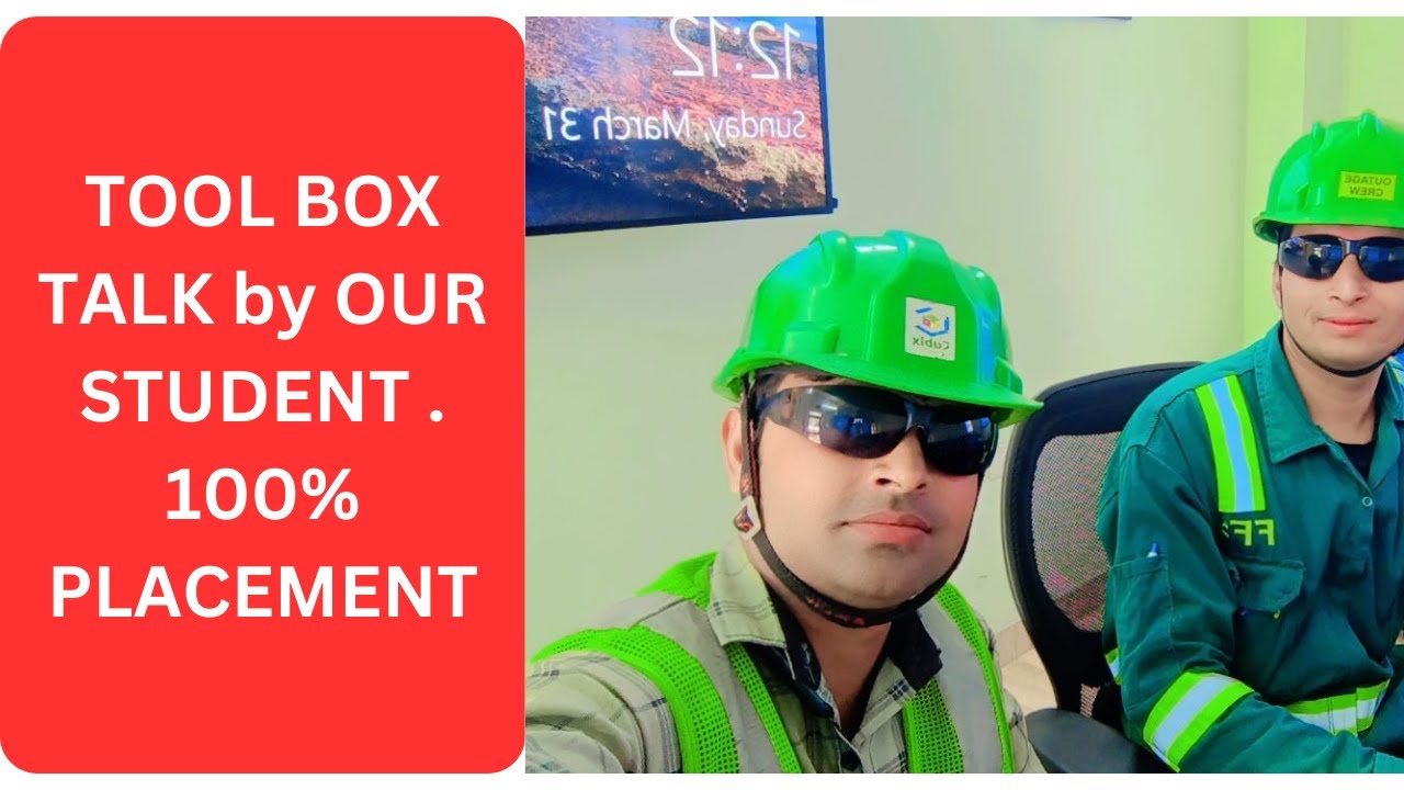 TOOL BOX TALK BY STUDENT !SAFETY PROFESSIONALS #tollboxtalk #toolbox ...
