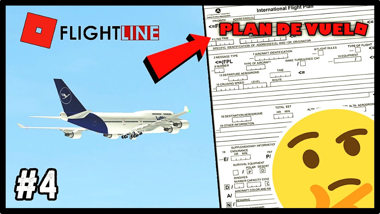 Como LEER y CREAR un PLAN DE VUELO en FLIGHTLINE ️ #4 - YouTube