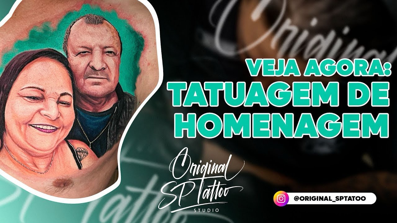 TATUAGEM DE HOMENAGEM - Original SP Tattoo - YouTube