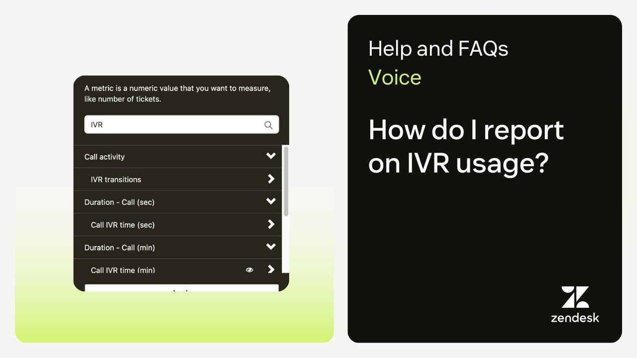 How do I report on IVR usage? - YouTube