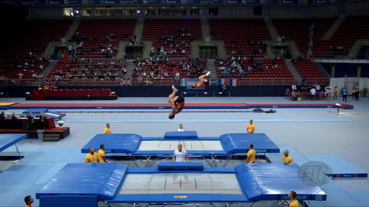 Russian Federation 2 (RUS) M - 2017 Trampoline Worlds, Sofia (BUL ...