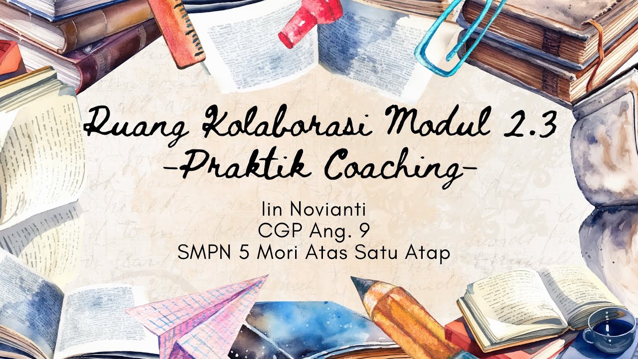 Iin Novianti - CGP Angkatan 9 - SMPN 5 Mori Atas Satu Atap - YouTube