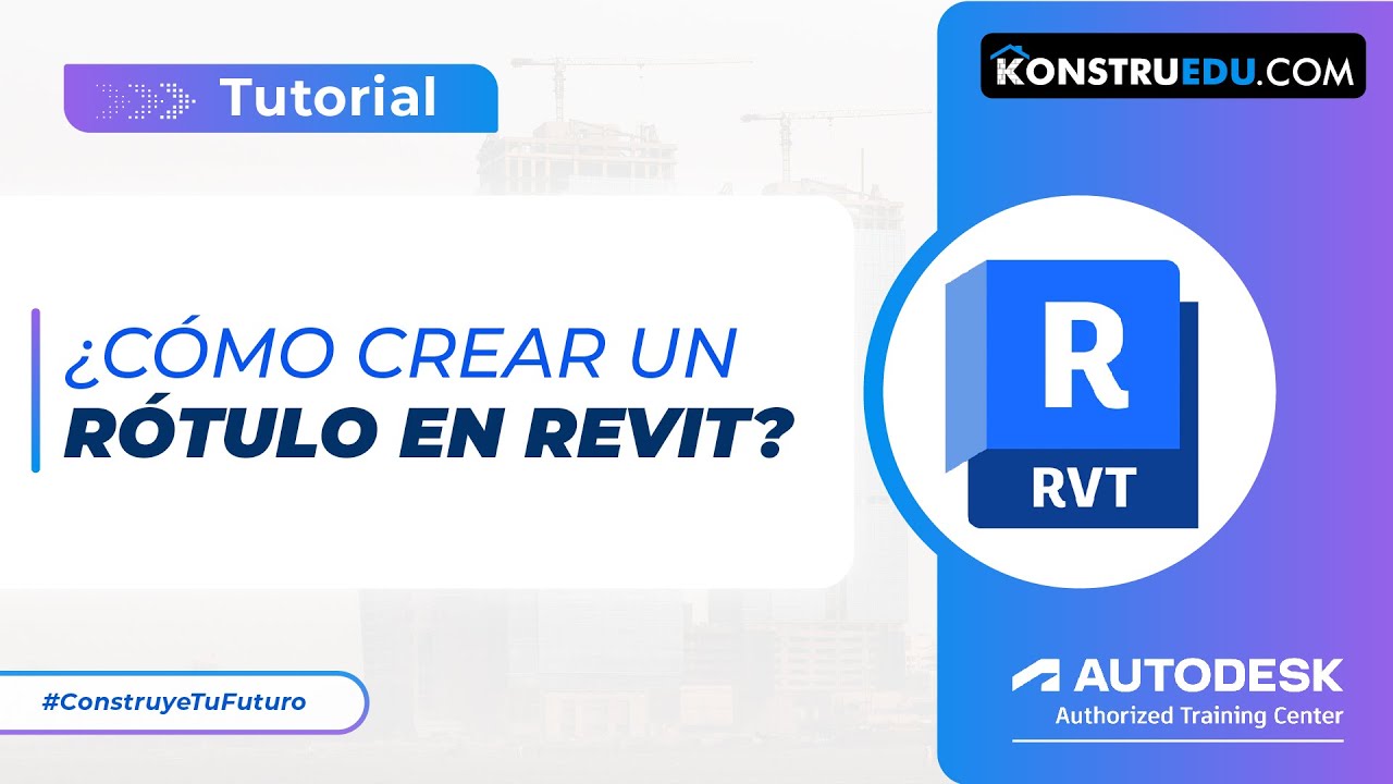 ¿Cómo crear un rótulo en Revit? | Tutorial - YouTube