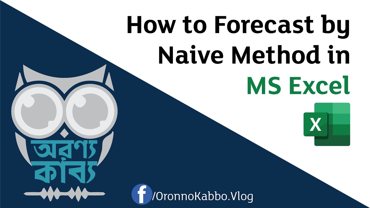 How to Forecast by Naive Method in MS Excel - YouTube