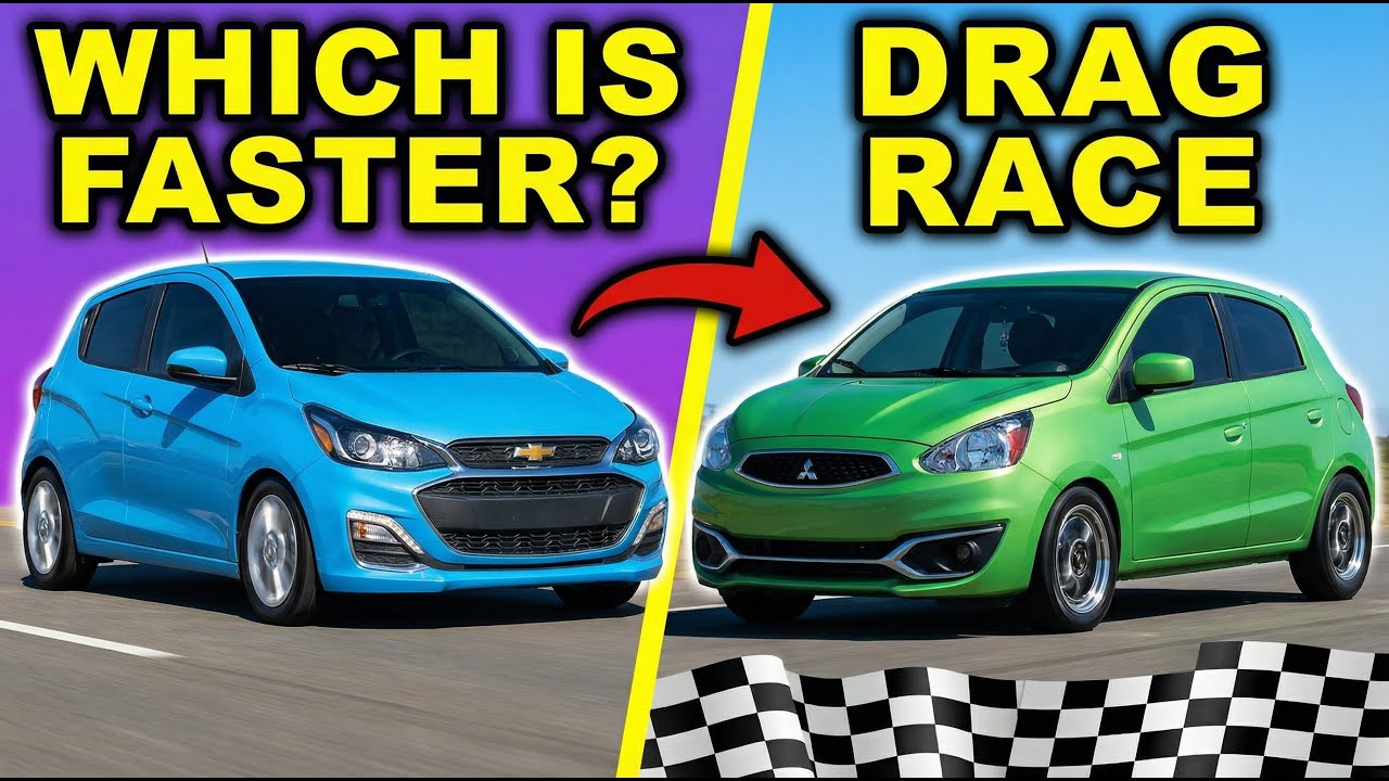 Compact Clash: Chevrolet Spark Takes on Mitsubishi Mirage! - YouTube