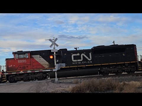 CN 8895 & CN 8816 2nd Out Leading Tanker Cars WB along Sidney Subdivision! - YouTube